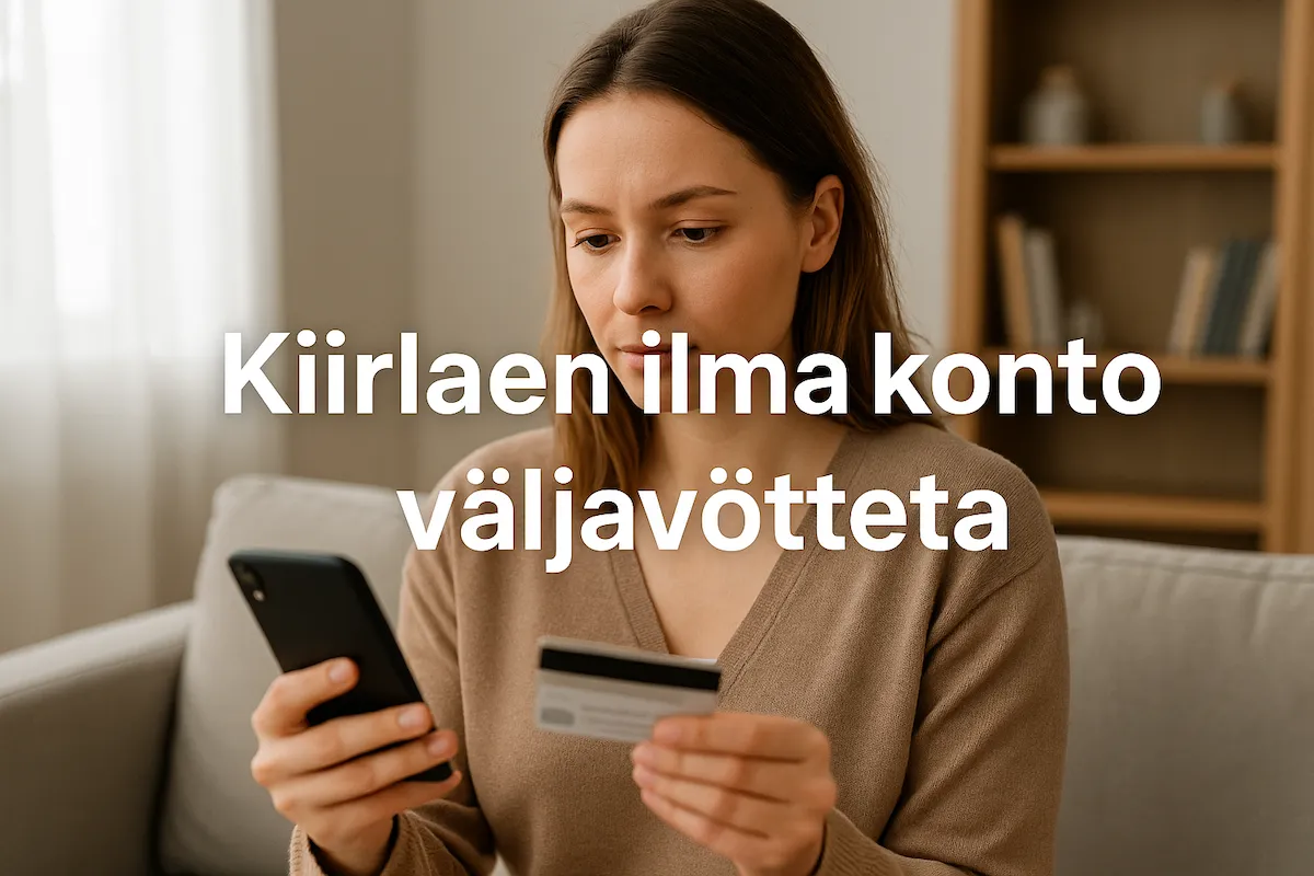 Kiirlaen ilma konto väljavõtteta