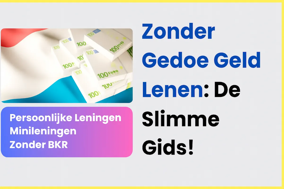 Zonder Gedoe Geld Lenen