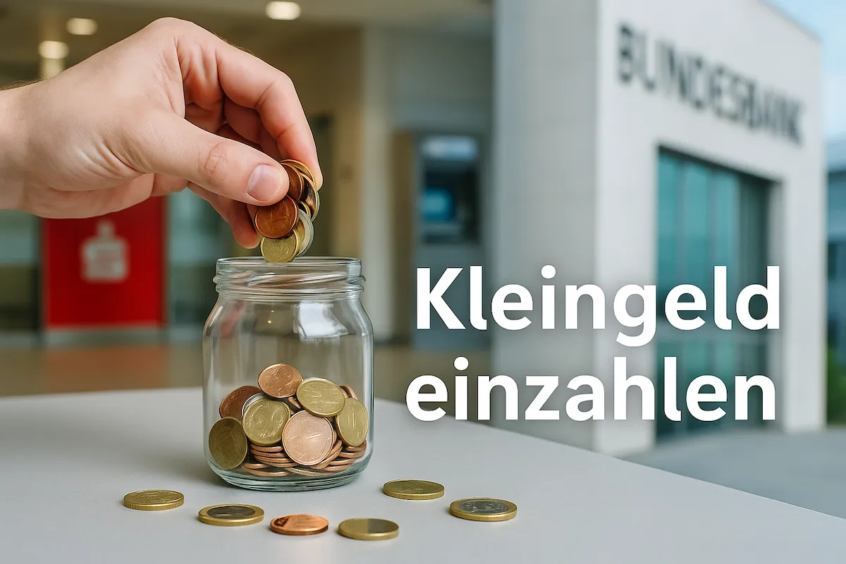 Wo kann man Kleingeld einzahlen?